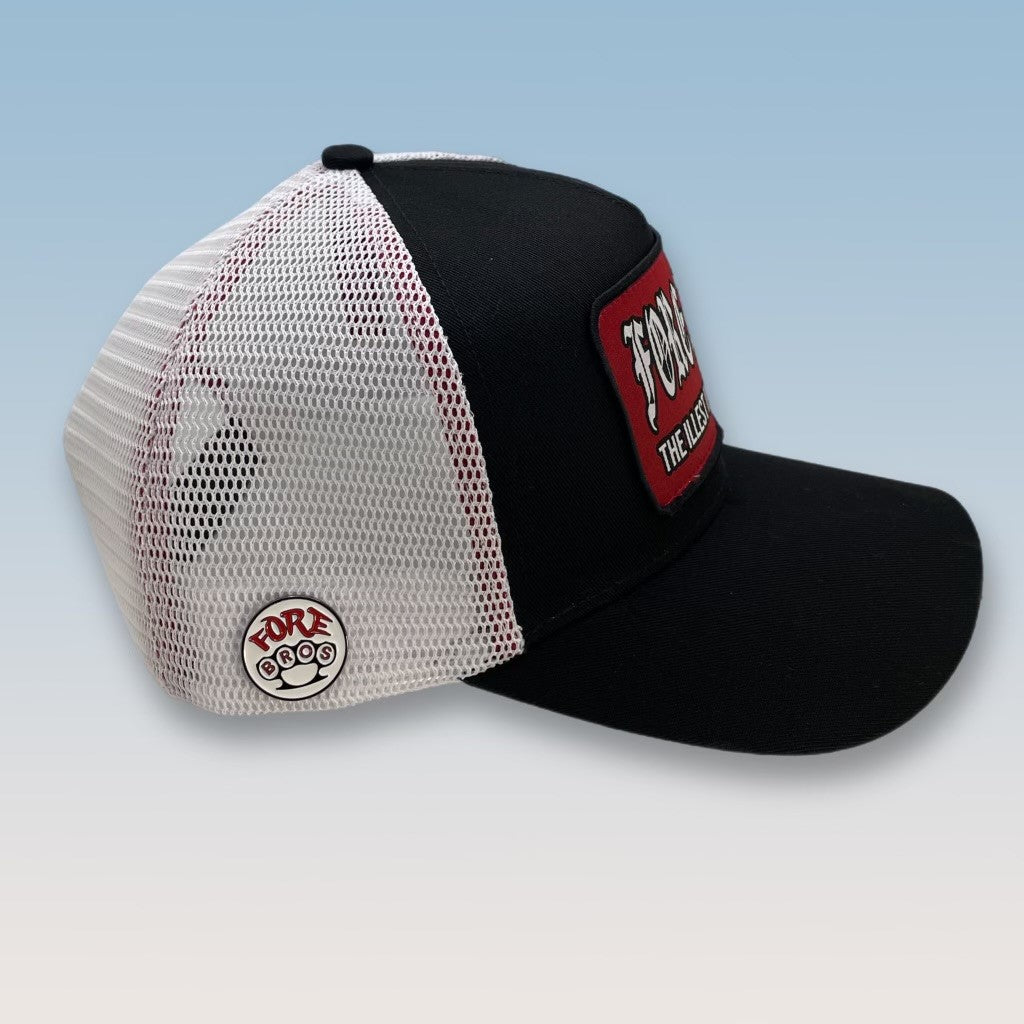 FOREBROS ILLEST TRUCKER HAT (BLACK) – Fore Bros