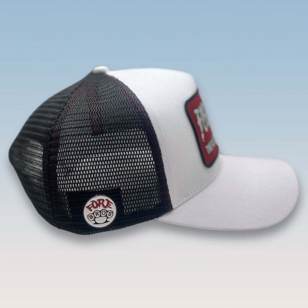 FORE BROS ILLEST TRUCKER HAT (WHITE) – Fore Bros